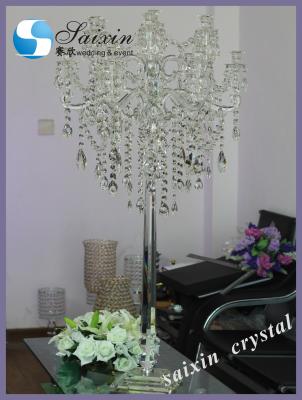 Cina ZT-274 New tall wedding candelabras centerpieces in vendita