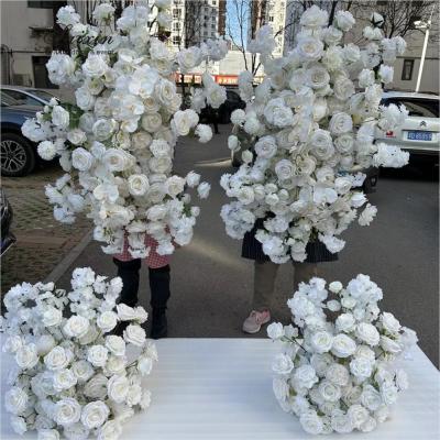 China High Quality Artificial Flower For Wedding Backdrop Custom Color Size Wedding Decoration Large Artificial Flower for sale