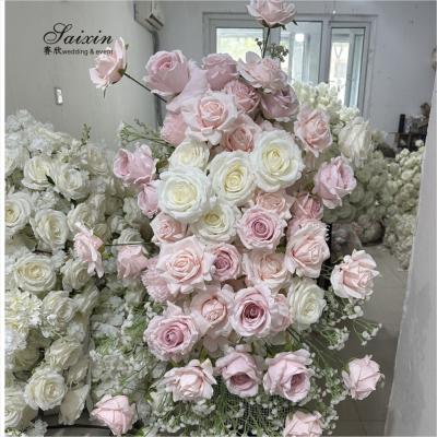 China High Quality Artificial Flower For Wedding Backdrop Custom Color Size Wedding Decoration Large Artificial Flower for sale