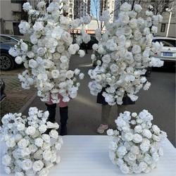China High Quality Artificial Flower For Wedding Backdrop Custom Color Size Wedding Decoration Large Artificial Flower for sale