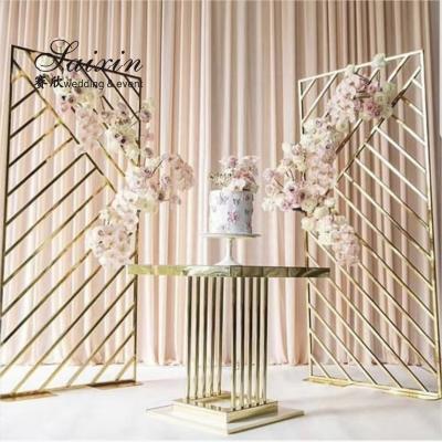 Cina Hot sale White metal arch wedding Backdrop  For Wedding Decoration stage Party in vendita