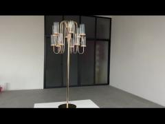 New Tall Gold Candle Stand Metal Candelabra For Wedding Centerpieces