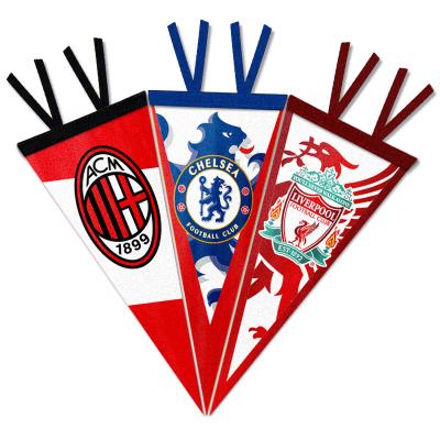 Cina Pubblicità d'attaccatura di pollice di Mini Sports Pennants 12x18 di sublimazione della tintura in vendita