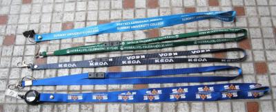 Cina Schermo Logo With Metal Lock di Lanyard For Id Cards Silk della cinghia del collo di promozione in vendita