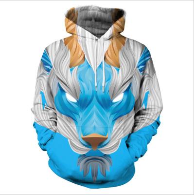Cina Pullover lungo Digital della manica del poliestere adulto di dimensione che stampa maglia con cappuccio in vendita