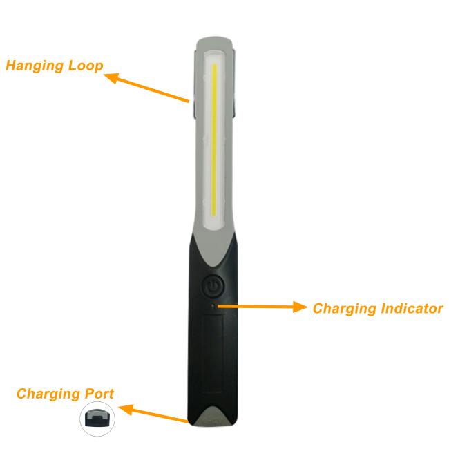 2500 Lumen Handheld Work Lights , Vehicle Charger EMC Ceritfied