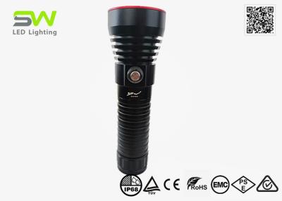 China Underwater 80M 1500 High Lumens Scuba Diving Flashlight SOS Strobe Flashing for sale