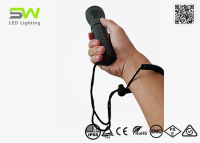 China Underwater 80M 1500 High Lumens Scuba Diving Flashlight SOS Strobe Flashing for sale