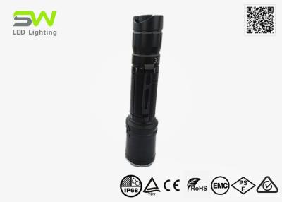 China Rechargeable 1300 Lumens Tactical Flashlight For Police Self Defence for sale