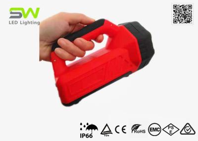 China 1800 Lm Portable Rechargeable Spotlight With White Red Flood Beam for sale