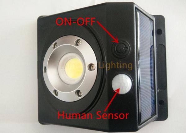 luce principale potente del sensore 3W, luce solare di sicurezza di sicurezza con il sensore infrarosso
