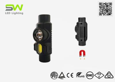 China Versatile Touchless Sensor Activated Head Torch With Magnetic Tail COB Flood Beam for sale