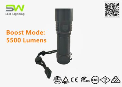 중국 Compact Size 5500 Lumens High Power LED Torch Light USB C Rechargeable 판매용