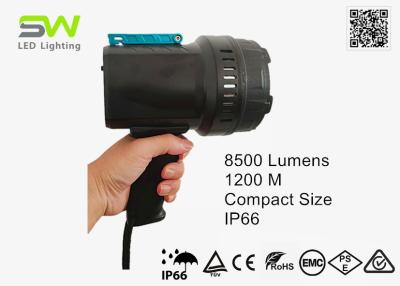 중국 8500 Lumens Brightest Handheld Rechargeable LED Spotlight For Outdoor Site Rescue 판매용