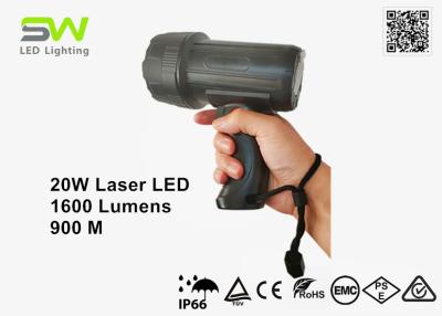 중국 1600 Lumen Rechargeable White Laser LED Spotlight For Hunting Law Enforcement 판매용