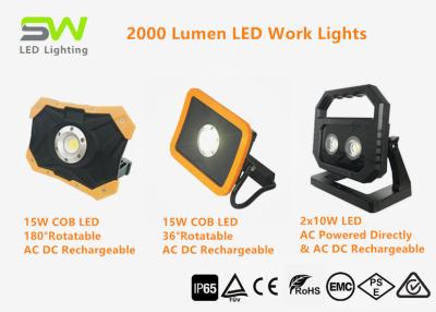 China Portable COB LED Flood Lights 2000 Lm Waterproof Work Lights With Magnet Handle for sale