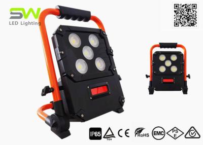 China Hybrid AC And Lithium-Ion Powered 100w Cob Led Site Light Powerful 5000 Lumens for sale
