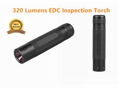 320lm Aluminium Inspection Fixing Work Flashlight With AAA Battery