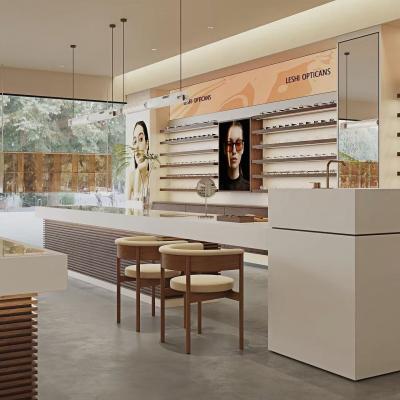 China Custom Optical Shop Display Cabinet, Full Set Eyewear Store Furniture for sale