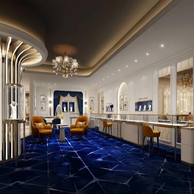 China Modern Jewelry Shop Display Cabinets Glass Counter Custom Retail Furniture LED Lighting Eco-Friendly Heavy Duty Factory Direct for sale