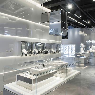 China Professional Jewelry Store Interior Layout with Custom Display Showcase and Retail Jewelry Shop Furniture for sale