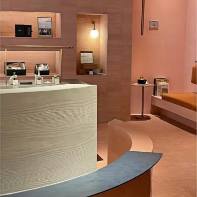 China Luxury Perfume Showcase Display Accent Shelf Perfume Shop Glass Perfume Display Case for sale