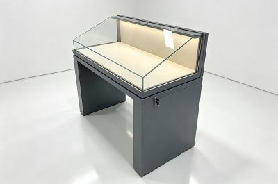 China Painting Relic Display Case Lockable Tempered Glass Acrylic Museum Display Cases for sale