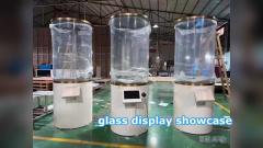 Glass display showcase stand customized for jewelry shop ，museum display