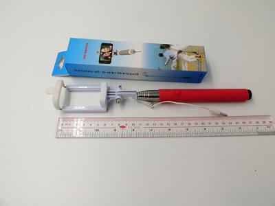 China De kabel neemt Stok van de telefoon Androïde Selfie van Pool de mobiele met Verre Knoop Te koop
