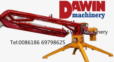 China HGY13m 15m 17m 23m Trailer Mobile Spider Hydraulic Concrete Placing Boom for Construction for sale