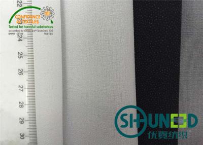 China Water Jet Bonded Interlining , Bump Interlining With Big Stretch In Weft Direction for sale