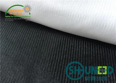 China Tricot Knit Stretch Fusible Interlining Fabrics J5763 With Various Handfeeling And Weight for sale