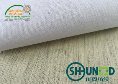 China Class Suit Bonded Interlining , Bump Interlining Canvas Fabric for sale