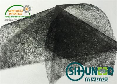 China Schwarzes schmelzbares anschließendes Vlies, Verpfändungsgewebe-schmelzbares gewebtes Material zu verkaufen