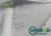 China Circular Knit Stretch Interlining Material C5027WS With Double Dot PES Coating for sale