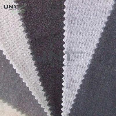 China Circular Knit Fusible Adhesive Non Woven Interlining 150cm width for sale