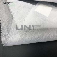 China Cost-effective Rolling Fusing Interlining Fabric Non Woven Interlining Double Dot Interlining For Garment Lamination for sale