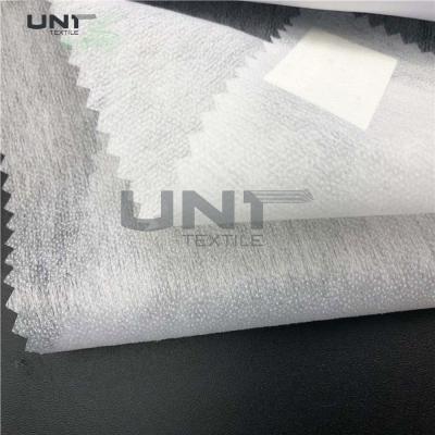 China Cost-effective Rolling Fusing Interlining Fabric Non Woven Interlining Double Dot Interlining For Garment Lamination for sale