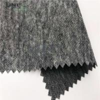 China Cost-effective Rolling Fusing Interlining Fabric Non Woven Interlining Double Dot Interlining For Garment Lamination for sale