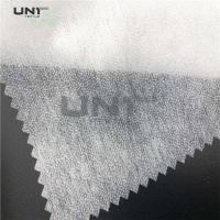 China Cost-effective Rolling Fusing Interlining Fabric Non Woven Interlining Double Dot Interlining For Garment Lamination for sale