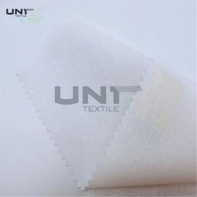 China Eco Friendly Woven Fusible Interlining Double Dot 100% Polyester Adhesive for sale