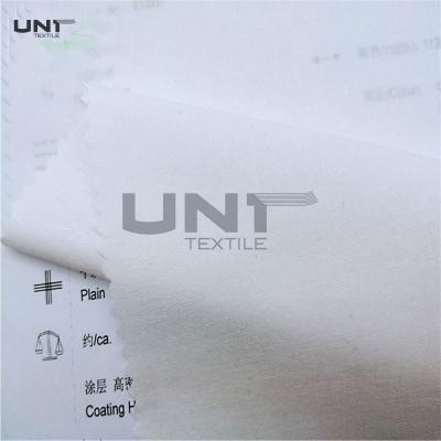 China Eco Friendly Woven Fusible Interlining Double Dot 100% Polyester Adhesive for sale