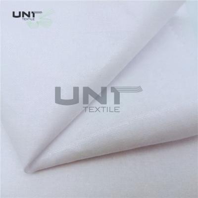 China Eco Friendly Woven Fusible Interlining Double Dot 100% Polyester Adhesive for sale