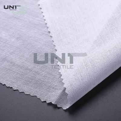 China Plain Textile Curtain Woven Interlining Resin Interlining Fabric for sale