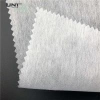 China Double Dot Hot Rolling Adhesive Interlining For Leather Coat for sale