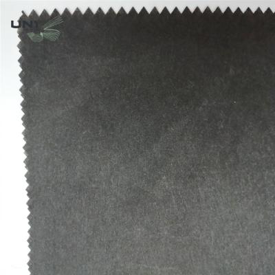 China 50gsm niet recycleert Geweven 100% van de borduurwerk Steunende Stof Katoenen Zwarte Kleur Te koop