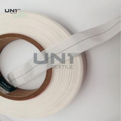 China White Woven Garments Accessories Nylon Curing Tape With Coating for sale