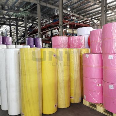 China Plain Polypropylene Spunbond Non Woven Fabric Roll Packaging for sale