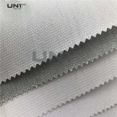 China Good Adhesive Cap Resin Shirt Interlining With PES LDPE Fusing for sale