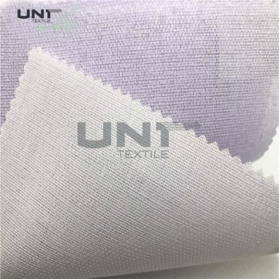 China Good Adhesive Cap Resin Shirt Interlining With PES LDPE Fusing for sale